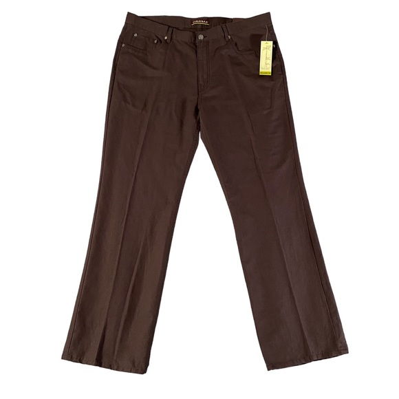 Cubavera | Pants | Cubavera Pants Mens 38x32 Chocolate Brown Linen ...